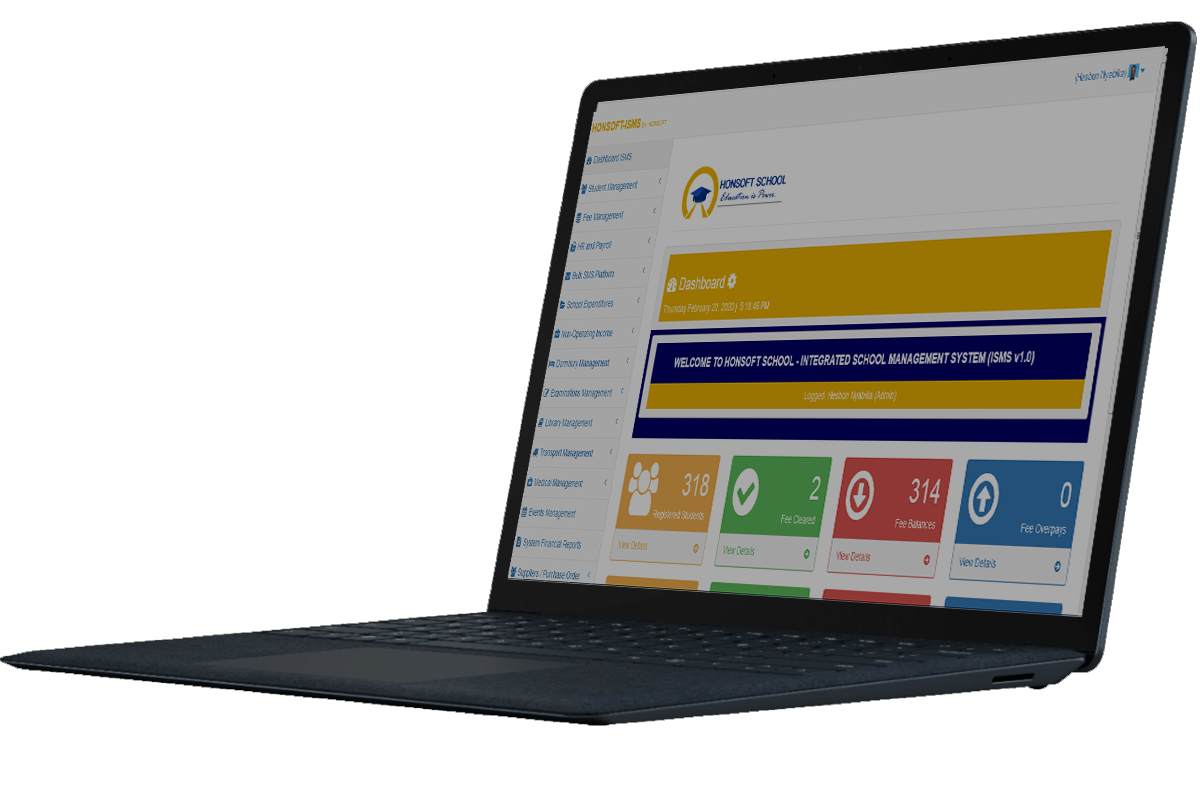 School Management System – Honsoft Technology Centre Ltd